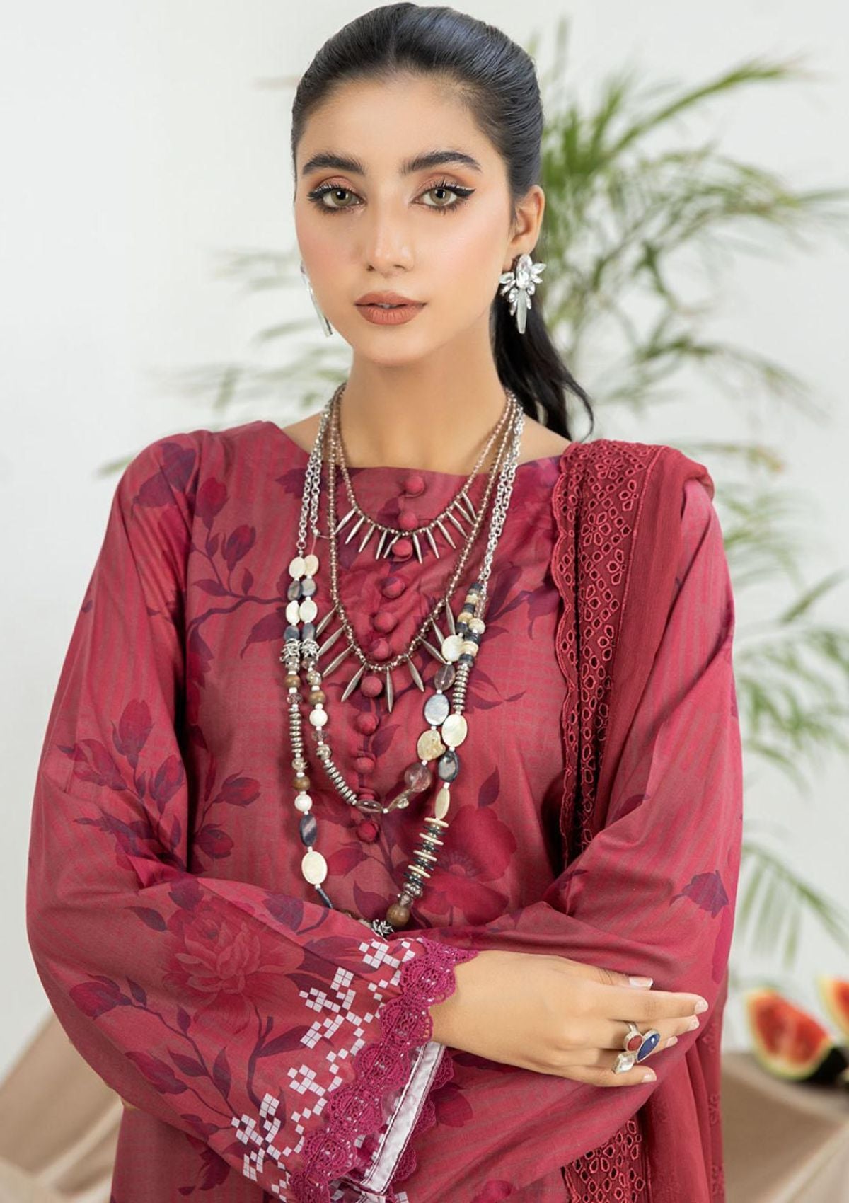 Riaz Arts Aafreen D/Printed Lawn 2023 – Saleem Fabrics Traditions