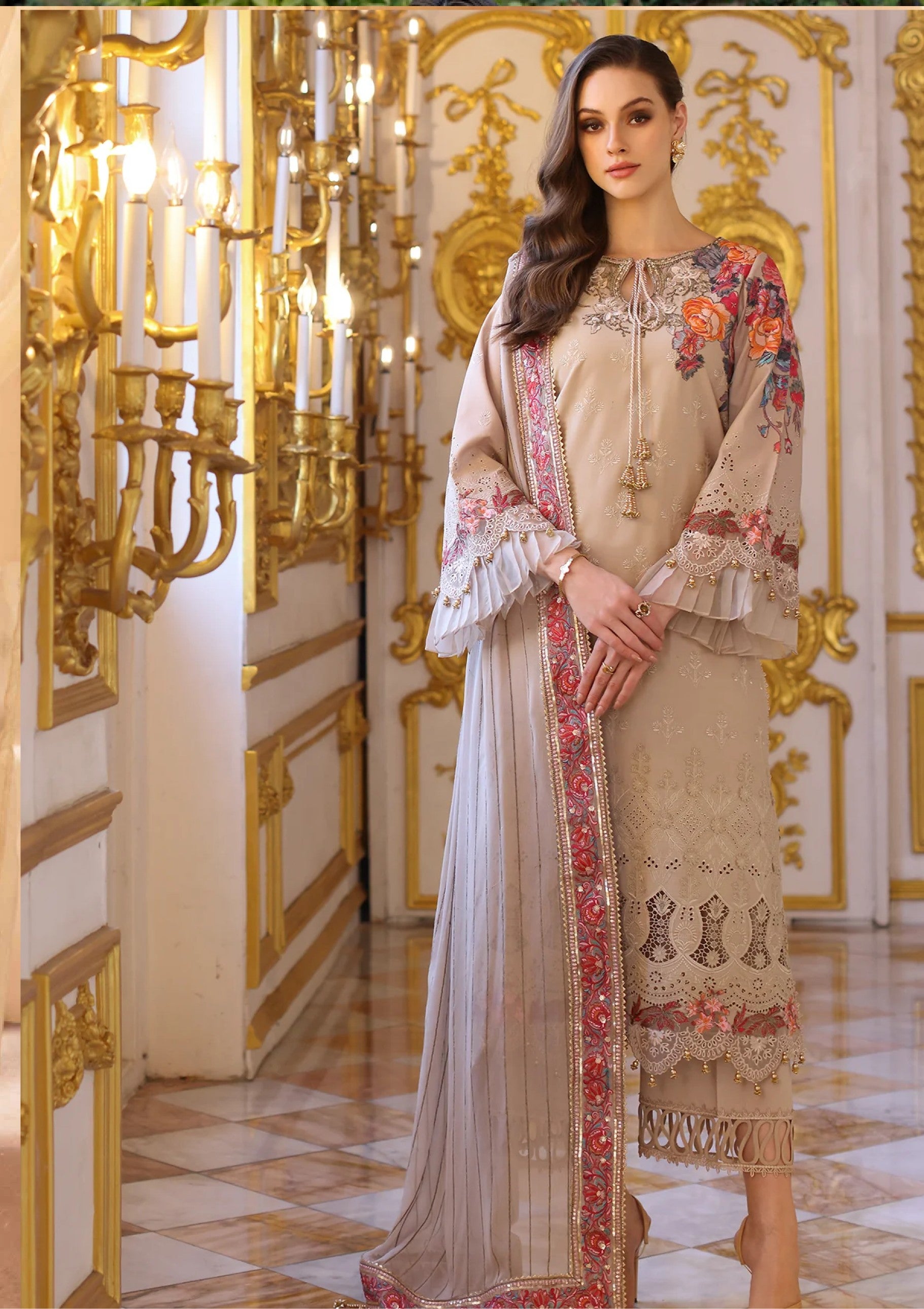 Lawn - Charizma - Tabeer 25 - CT5-01 – Saleem Fabrics Traditions