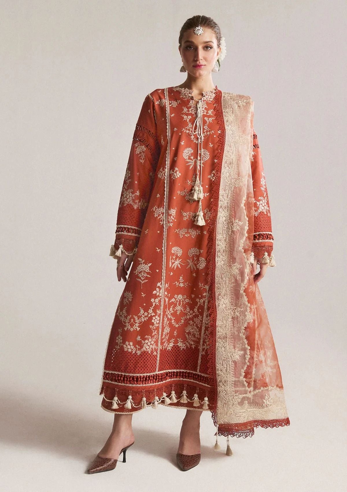 Lawn Collection - Hussain Rehar - Spring Summer - Eid Edit - Sienna – Saleem Fabrics Traditions