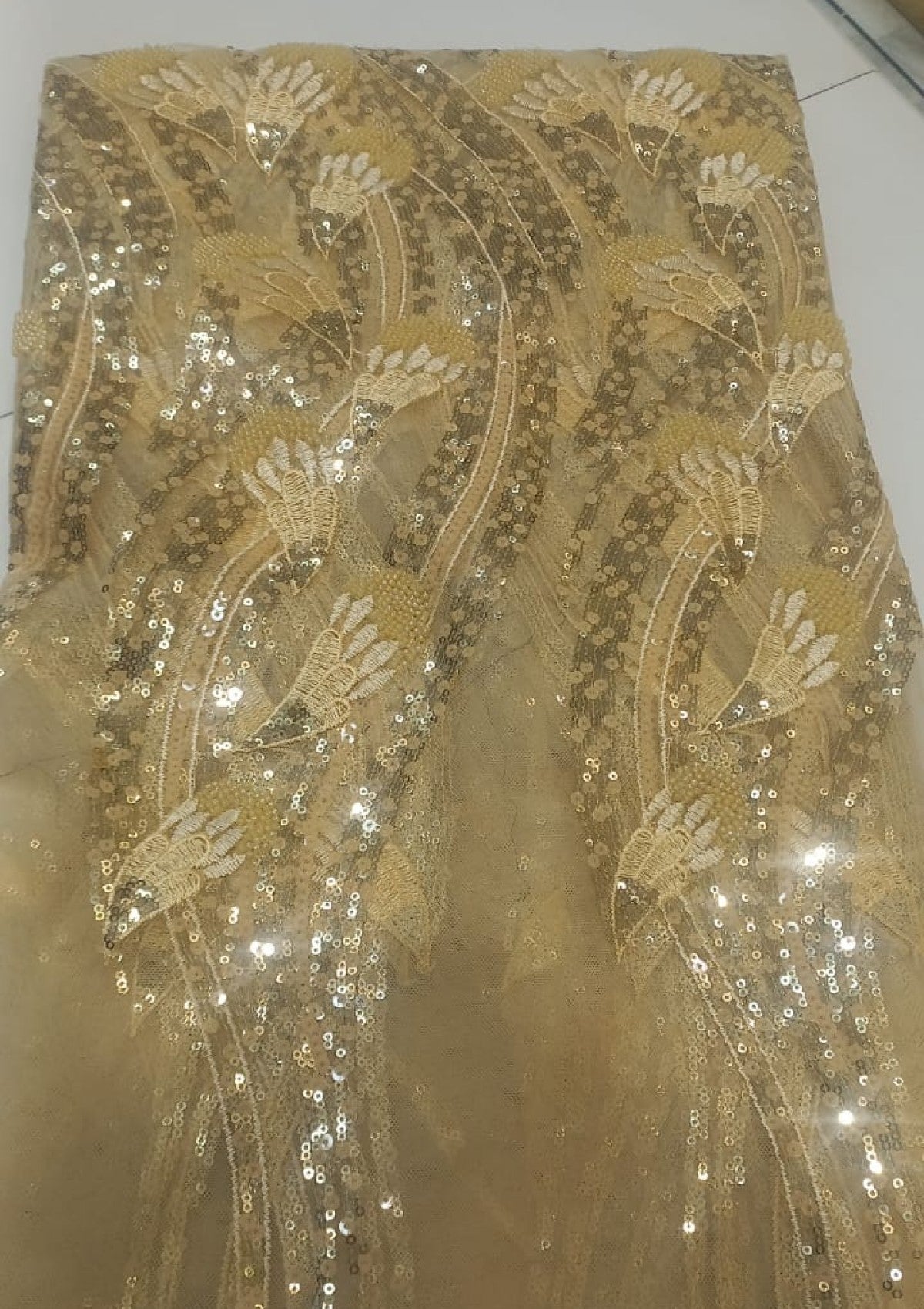 Fancy Embroidered Net FEN#1002 – Saleem Fabrics Traditions