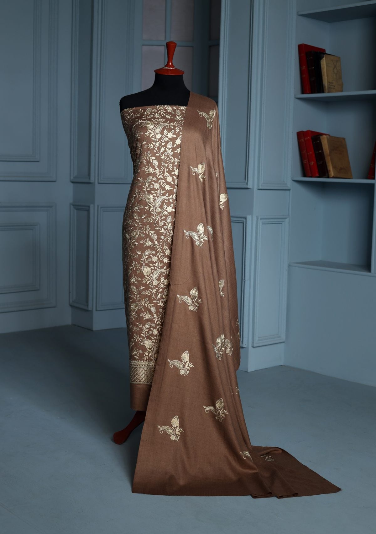 Winter Collection - Riwaj - Pashmina Embroidered Suit - Volume II - D# ...