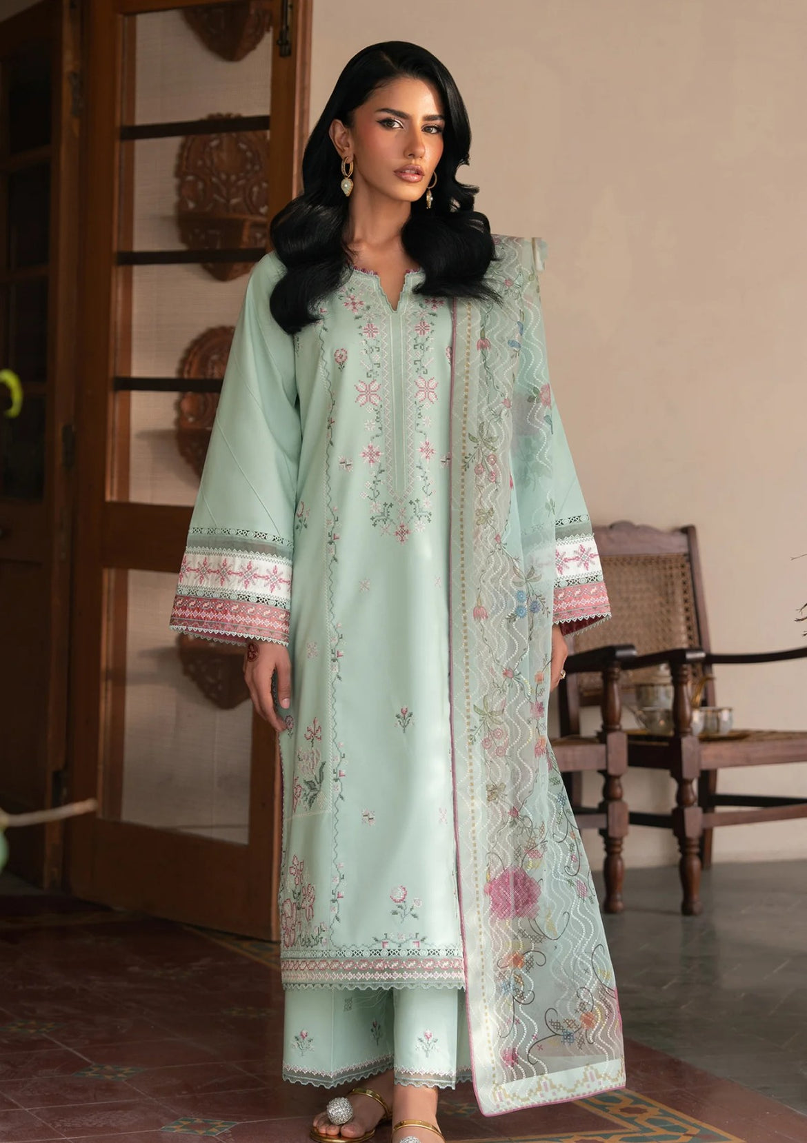 Seran Lamhay Unstitched Eid Edit 2026 Eid Lawn Collection – Saleem ...
