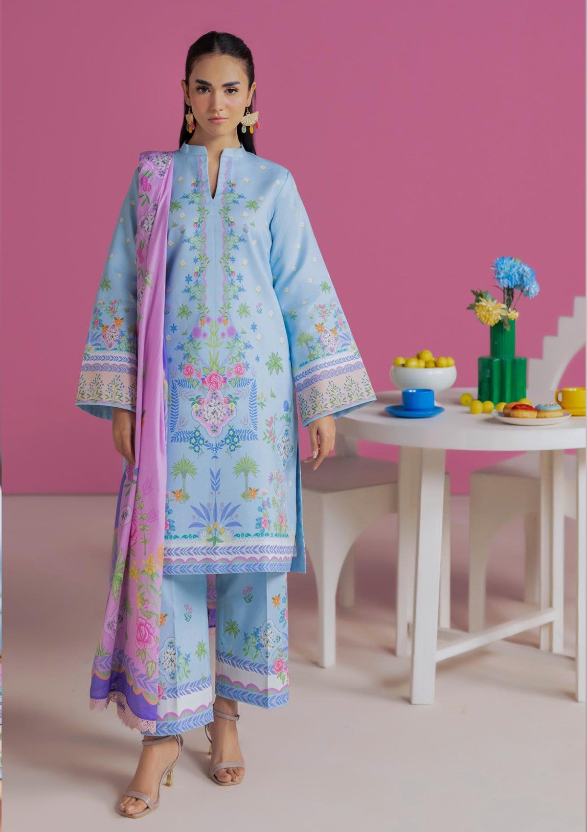 Lawn - Rajbari - Amal 26 - Summer Prints - Drop 1 - D#12 – Saleem ...