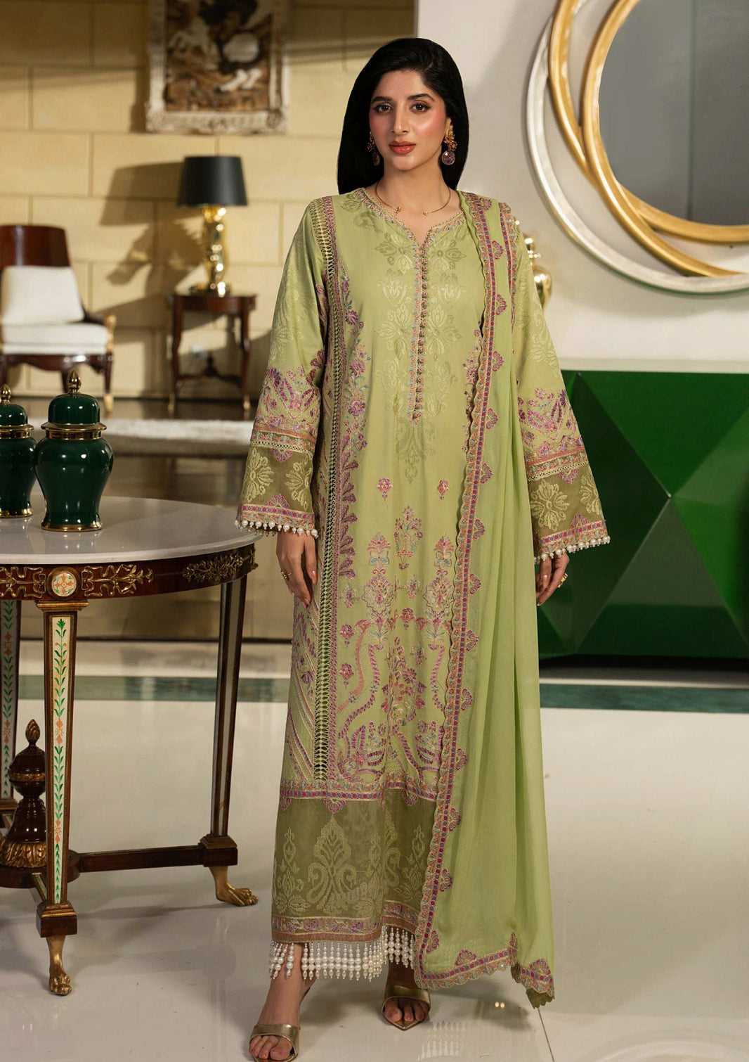 Maryum N Maria Luxury Lawn 2026 Premium Designer Collection – Saleem ...