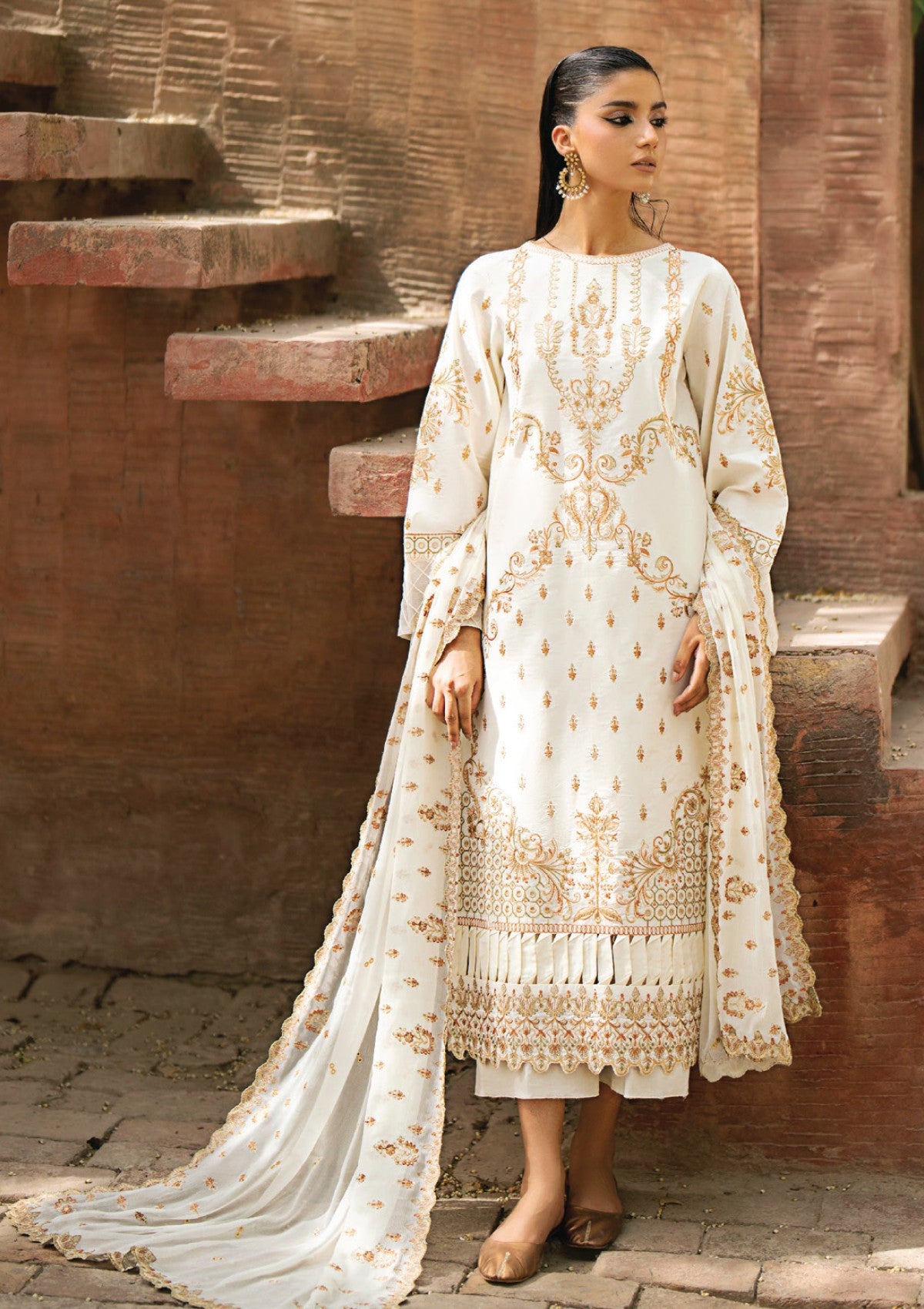 Lawn - Humdum - Selin - HS25#02 – Saleem Fabrics Traditions