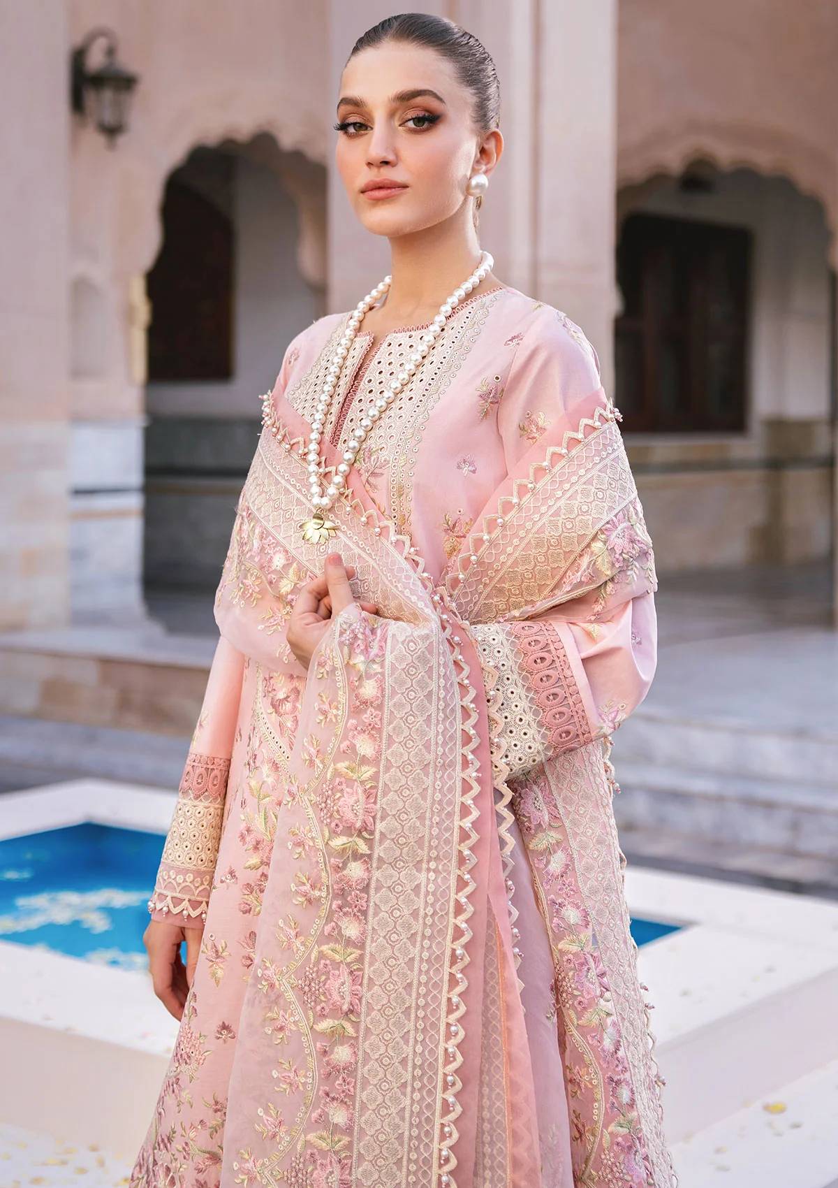Lawn Collection - Akbar Aslam - Hayat - Eid - D#127 - Zale – Saleem ...