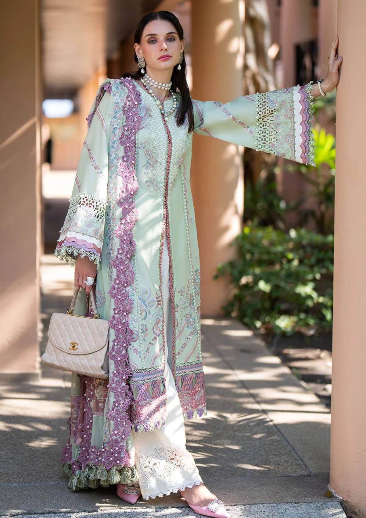 Lawn Collection - Alif - Signature - Luxury - ASL#10 - AURA – Saleem ...