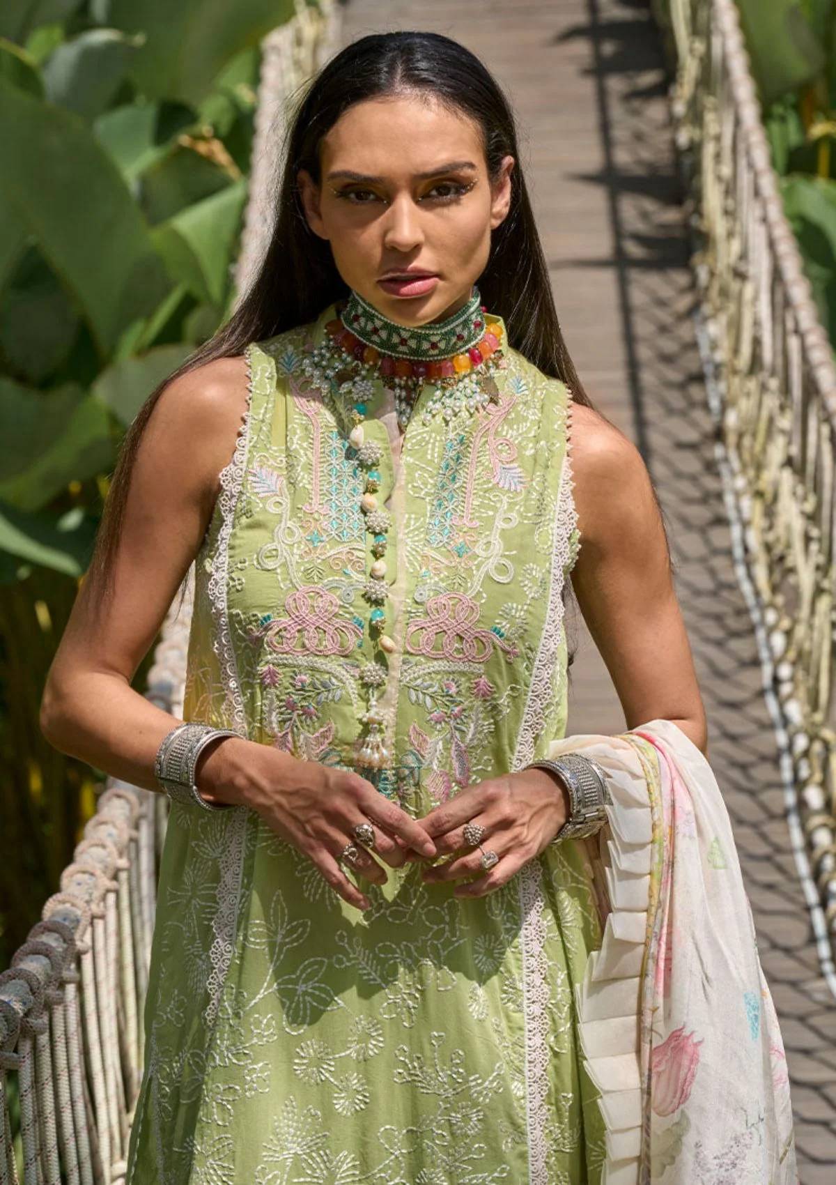 Lawn Collection - Ansab Jahangir - Zoha - Luxury 24 - AJ24#02 - LOTUS ...