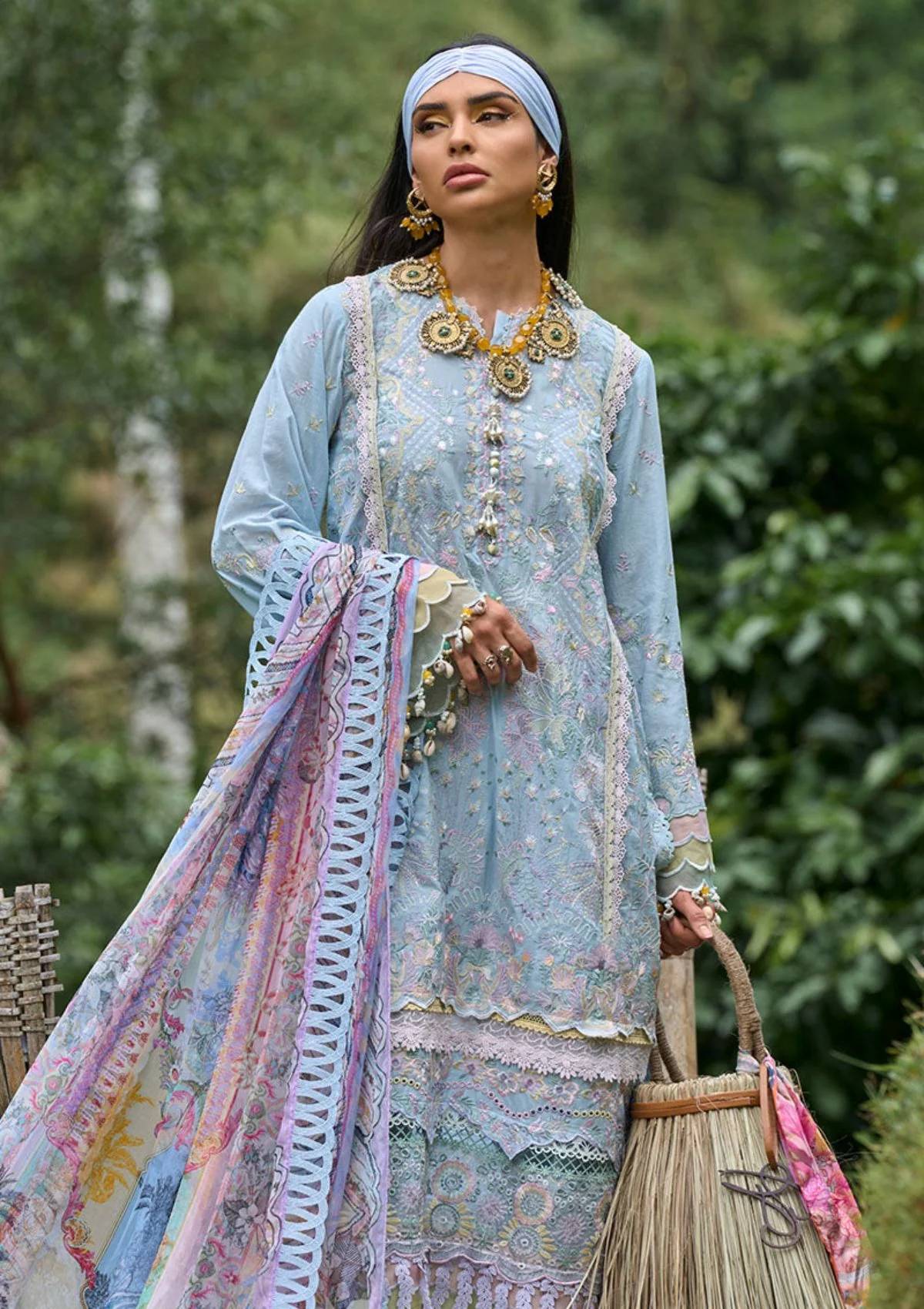 Lawn Collection - Ansab Jahangir - Zoha - Luxury 24 - AJ24#10 - HELICO ...