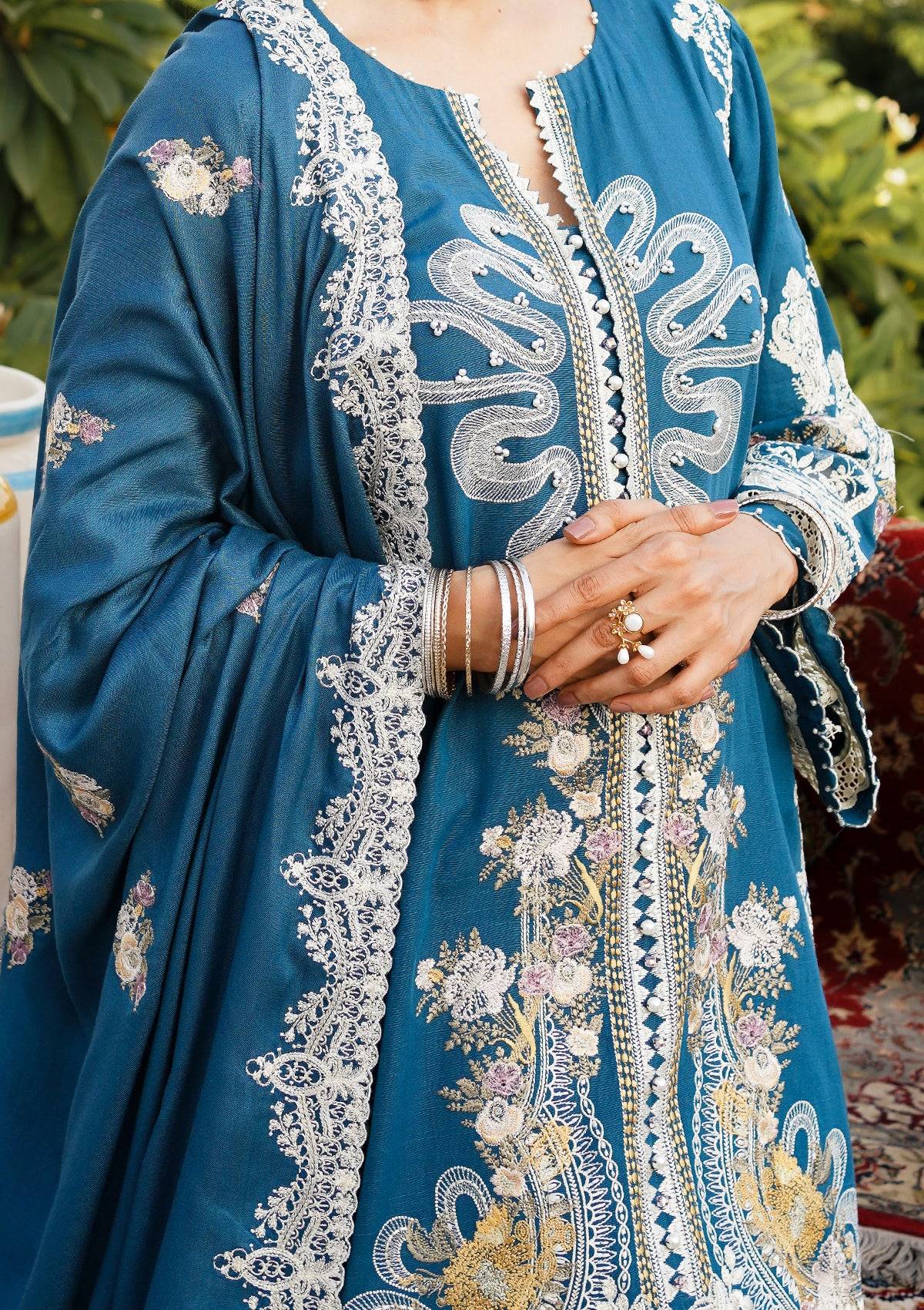 Winter Collection - Elaf - Luxury - EKW#7 - FALAK – Saleem Fabrics ...