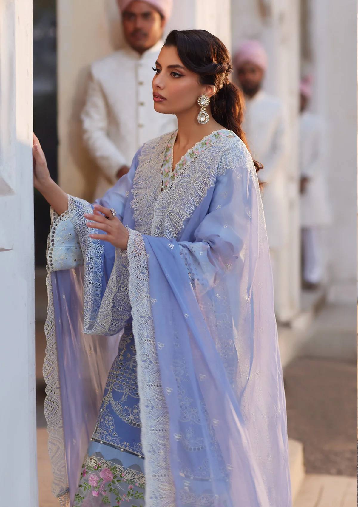 Lawn Collection - Elaf Premium - Eid Edit 24 - ELE#08 - AMYRA – Saleem ...