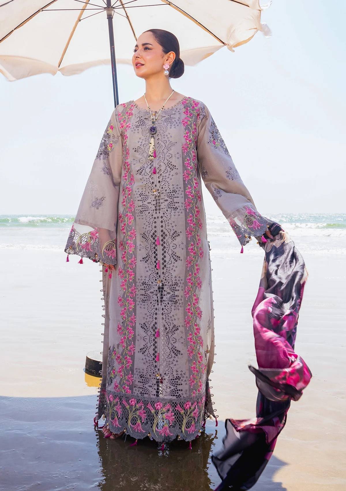 Lawn Collection - Elaf Premium - Hai Kuch - EK24#04 - Alyaanah – Saleem ...