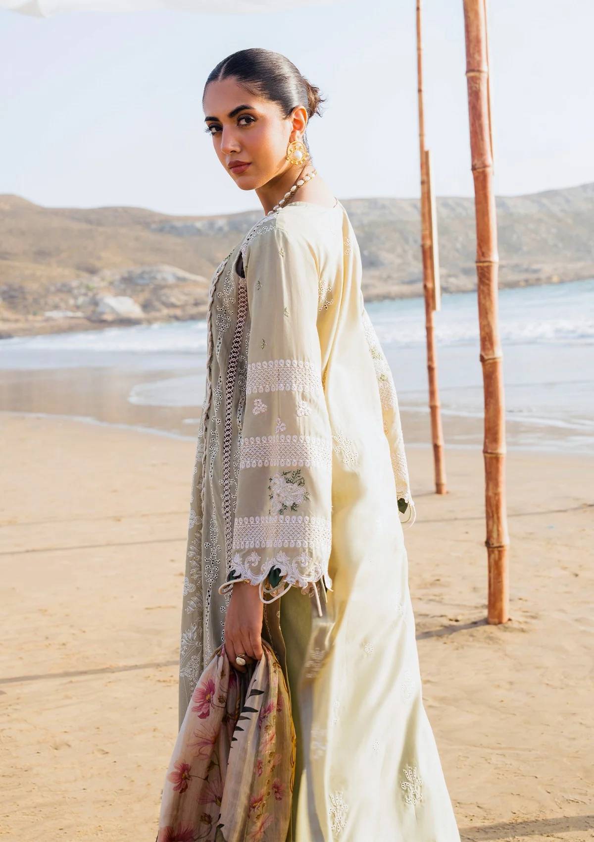 Lawn Collection - Elaf Premium - Hai Kuch - EK24#08 - Pur Shokh ...