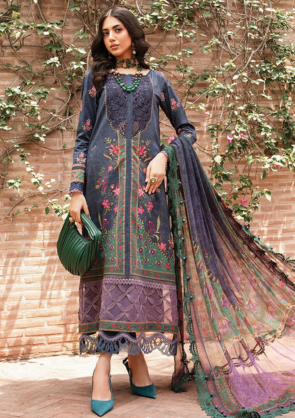 Lawn Collection - Maria B - M Prints - Eid 2 Edit - MP24#6B – Saleem ...