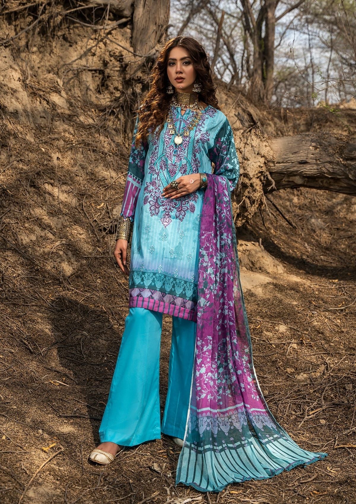 Lawn Collection - Paltar - Naqsh - AAKS – Saleem Fabrics Traditions